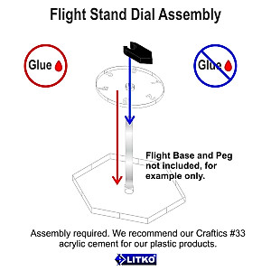 LITKO Standard Flight Stand Dials #1-6 with Pointers (10)