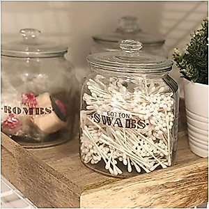 Talented Kitchen Farmhouse Bathroom Beauty Organization Labels – 72 Bathroom & Makeup Organization Preprinted Sticker. Water Resistant, Canister Labels. Jar Decals Bath Storage (Set of 72 – Bathroom)