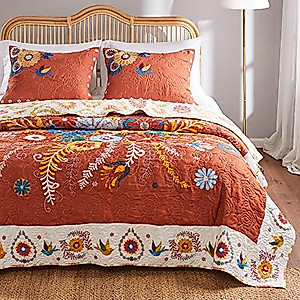 Barefoot Bungalow Topanga Quilt Set, 3-Piece Full/Queen, Multi