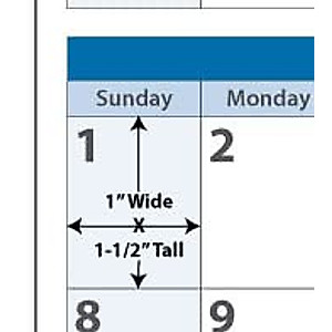 PlanetSafe Calendars Vertical Sky Blue July 2023 to June 2024 Fiscal/Academic Year 12 Month Wall Calendar 36 x 24- Large Dry & Wet Erasable with Next Year Planner -Great for Office & Projects