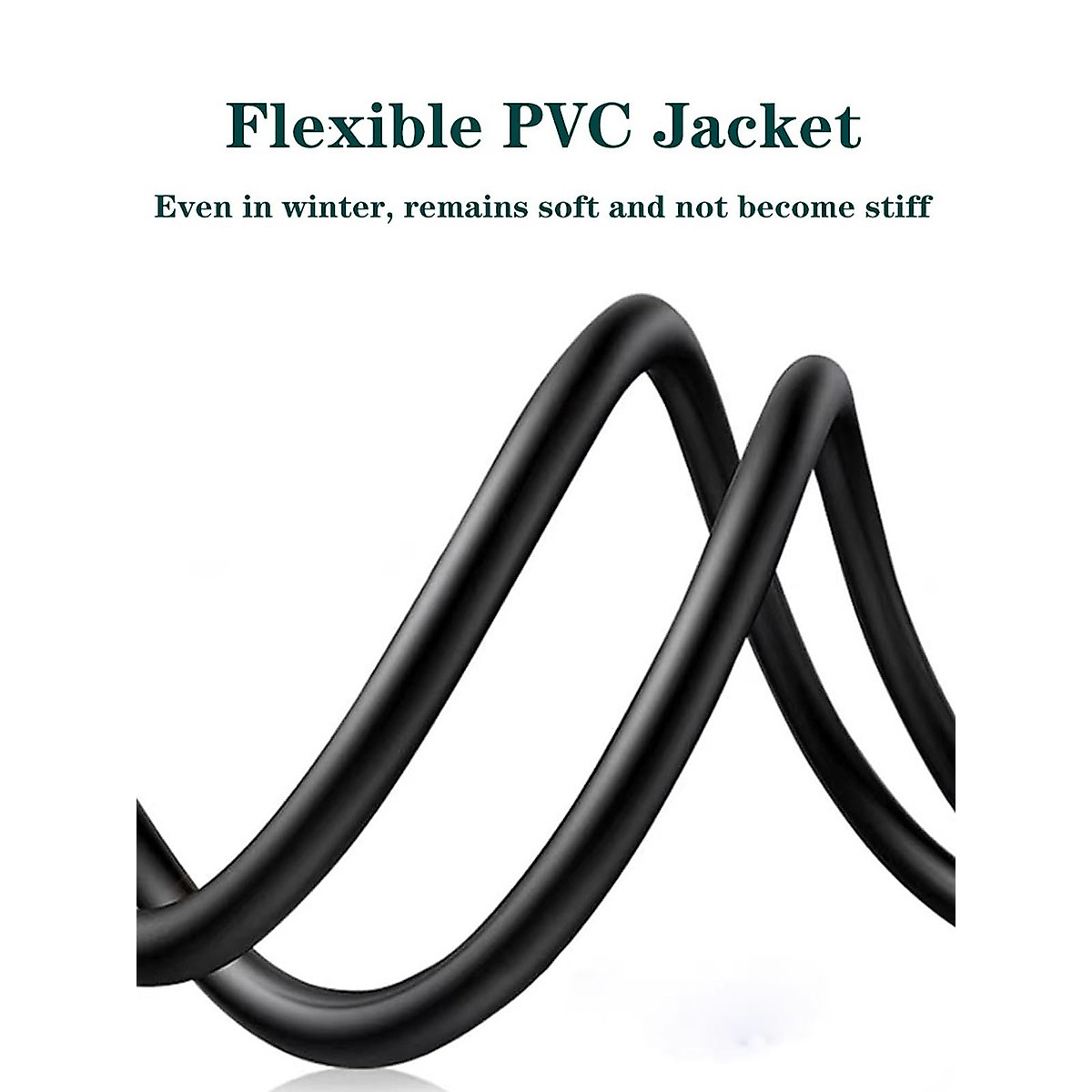 AC Power Cord Compatible Xbox One S, Xbox One X, Xbox Series X/S, Sony PS3 Slim / PS4 / PS5 Game Console Replacement Power Supply Cord Cable