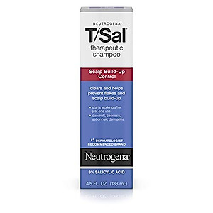 Neutrogena T/Sal Therapeutic Shampoo, Scalp Build-Up Control 4.5 oz, 130 fl oz