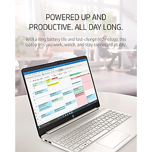 HP 15 inch Laptop, Intel Pentium Gold 7505 Processor, Intel UHD Graphics, 128 GB SSD, Windows 10 Home (15-dy2010nr, Natural Silver)