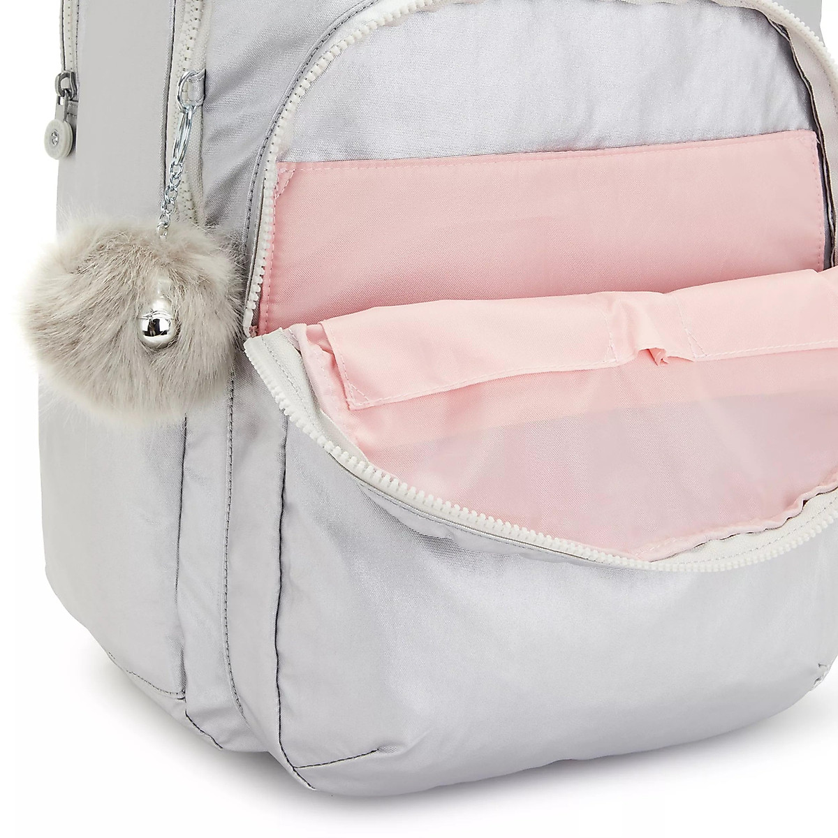 Kipling Seoul Extra Large Metallic 17" Laptop Backpack Candy Metallic