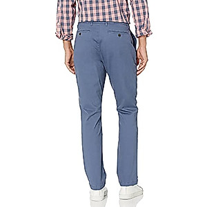 Amazon Essentials Men's Athletic-Fit Washed Comfort Stretch Chino Pant (Previously Goodthreads), Denim, 29W x 32L