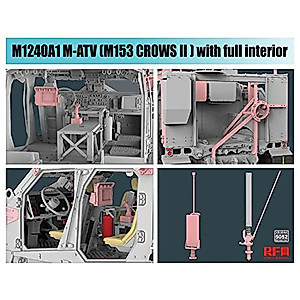 RFMRM5052 1:35 Rye Field Model M1240A1 M-ATV M153 Crows II with Full Interior [Model Building KIT]