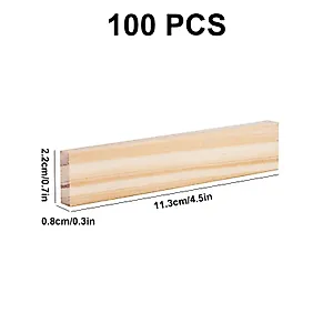 NiToy Wooden Building Blocks 100PCS Montessori STEM Toy for Kids, Solid Natural Pine Wood, Creative Shapes for 3D Space Stacking Games and Sensory Play, Educational Preschool Learning for Boys & Girls