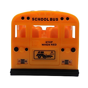 Kids School Bus Toy, Attractive Flashing Lights, Sound and Music, Bump 'n Go Action, Forest & Twelfth Cute Yellow School Bus Toy to Keep Kids Busy, Great Gift Idea