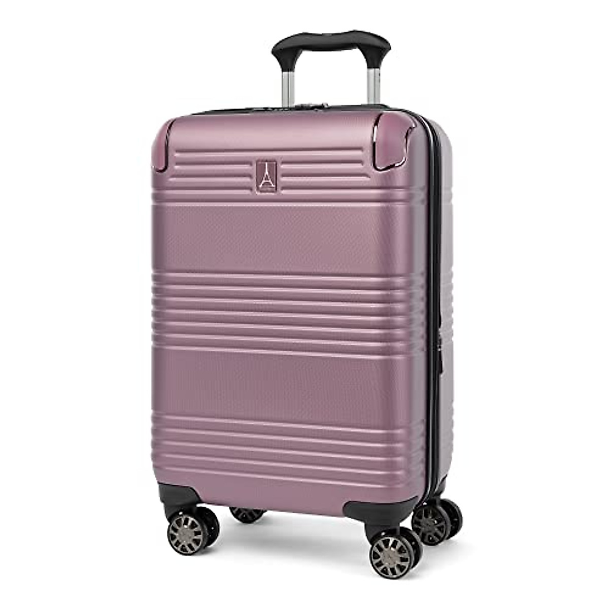 Travelpro Roundtrip Hardside Expandable Luggage, TSA Lock, 8 Spinner Wheels, Hard Shell Polycarbonate Suitcase, Ash Lilac, 2-Piece Set (21/25)