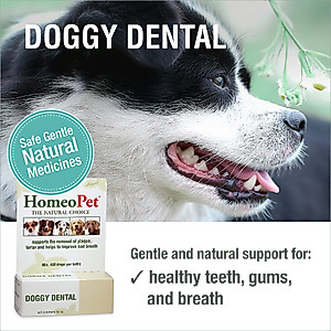 HomeoPet Doggy Dental, Dental Care for Dogs, 15 Milliliters