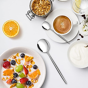 Zalaxt 24 pcs Flatware Set, Silverware Set for 6, Knife Fork Spoon, Home Dinnerware Tableware Set for 6, Cutlery Set, Include Knives/Forks/Spoons