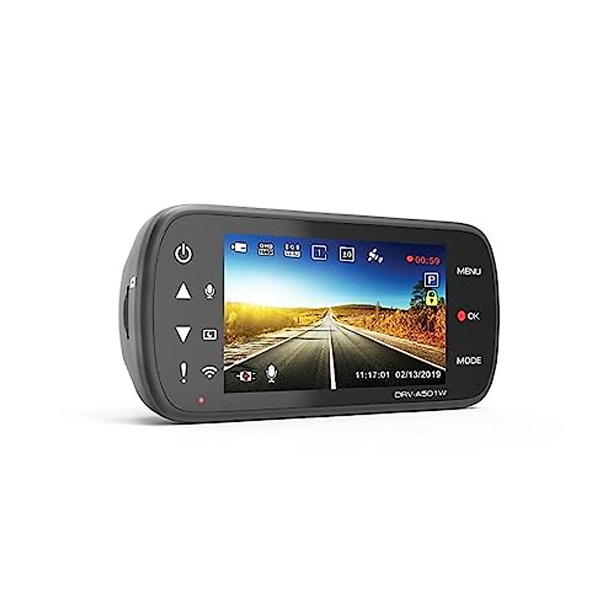 Kenwood DRV-A501WDP 3" HD Dashcam with Wi-Fi