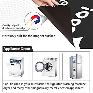 Halloween Boo Ghosts Dishwasher Magnet Cover Decorative Magnetic Sticker Refrigerator Panel Door Decal for Kitchen Home Cabinet 23" W * 26" H