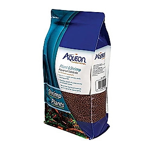 Aqueon Plant and Shrimp Aquarium Substrate 5 Pounds,Brown
