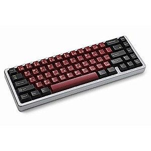 DROP + Redsuns GMK Red Samurai Keycap Set for 65% Keyboards - Compatible with Cherry MX Switches and Clones (65% 75-Key Kit)