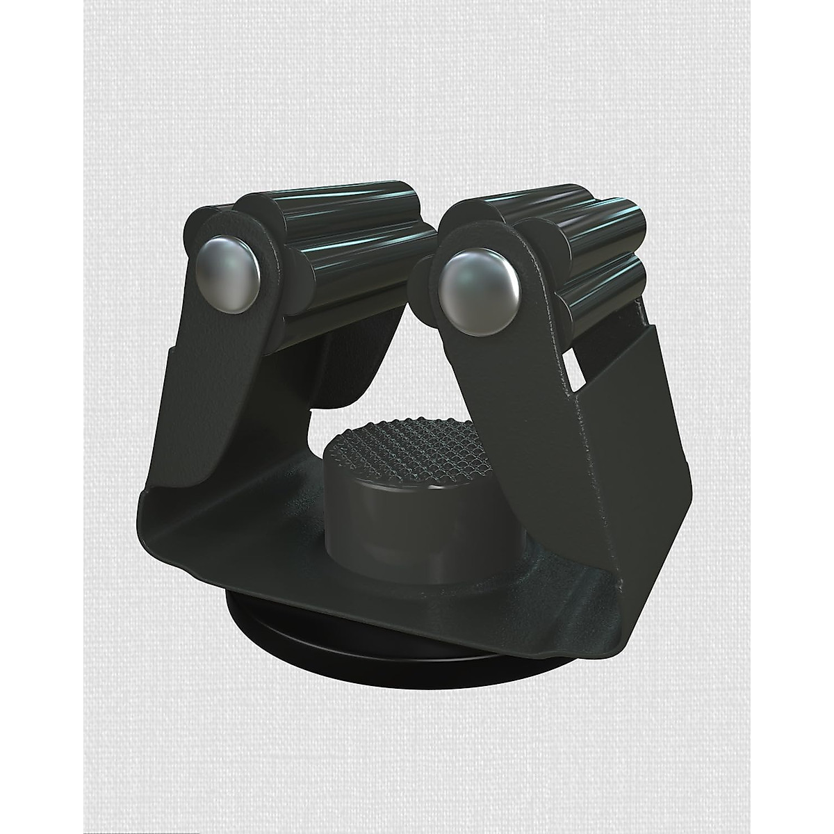 FYWZ Magnetic Mop and Broom Holder, Broom Gripper Stainless Steel Mop Hanger Magnetic Broom Holder for Refrigerator, RV Camper Wall Organizer, Garage Kitchen Laundry Tools Organizer - 2 Pack/Gray…