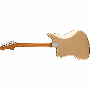 Squier Contemporary Jaguar ST Electric Guitar, with 2-Year Warranty, Shoreline Gold, Laurel Fingerboard, Black Pickguard