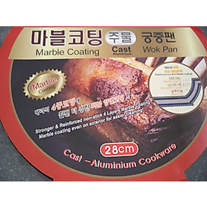 Ceramic Marble Coated Cast Aluminium Non Stick Fry Pan 28cm(11 inches)