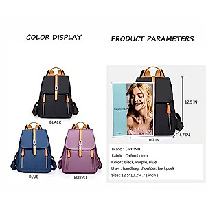 Women Backpack Purse Waterproof Nylon Anti-theft Rucksack Lightweight Shoulder Bag Travel Bag Handbag student bag Satchel Bag
