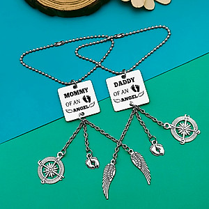 Loss Memorial Gifts Rearview Mirror Hanging Ornament Loss of Baby Sympathy Gift Loss of Child Miscarriage Keepsake in Memory of Infant Pregnancy Infant Loss Car Ornament Interior Accessories Set