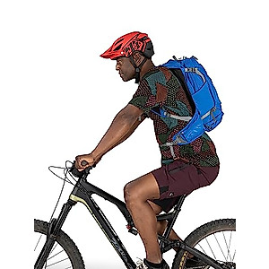 Osprey Raptor 14L Men's Biking Backpack with Hydraulics Reservoir, Postal Blue, One Size