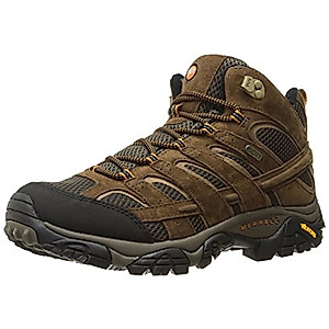 Merrell Men's Moab 2 Mid Waterproof Hiking Boot, Earth, 13 2E US