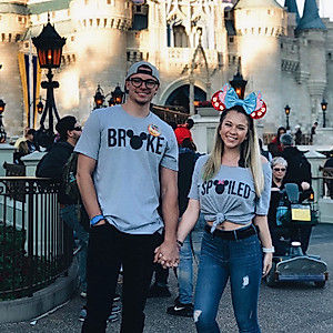 FANYITY Mouse Ears, Sequin Mouse Ears Headband for Boys Girls Women (Red)