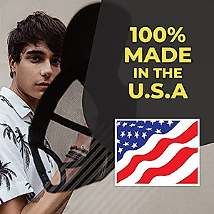 BallcapBuddy - Hanging Hat Organizer, Storage for Caps, Hats, Belts, Shoes & Accessories, Essentials Hat Organizer with Shelves, Side Pockets, and Hooks, 12 x 9 x 59 Inches, Black, Made in USA