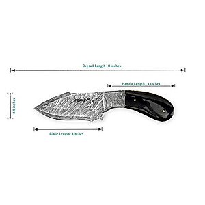 Perkin Knives - Handmade Damascus Hunting Knife