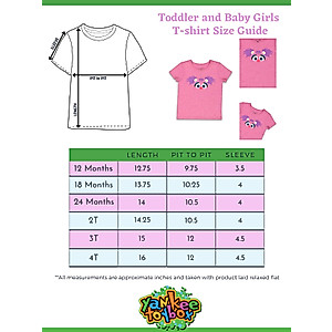 Isaac Mizrahi Loves Sesame Street Abby Cadabby Toddler Baby Short Sleeve Tee (3T, Pink)