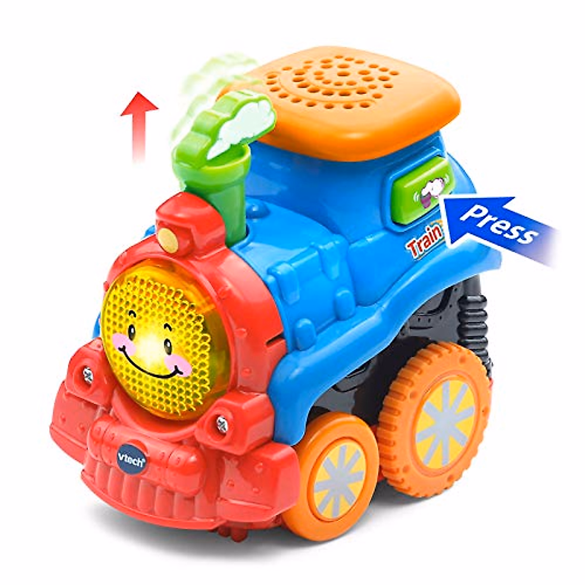 VTech Go! Go! Smart Wheels Press and Race Train, Multicolor