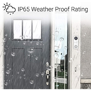 EZVIZ Video Doorbell Camera, 2.4Ghz/5Ghz Wi-Fi 1080P Wired Security Camera with AI-Human Detection, 2-Way Talk, Existing Wiring Required | DB1C