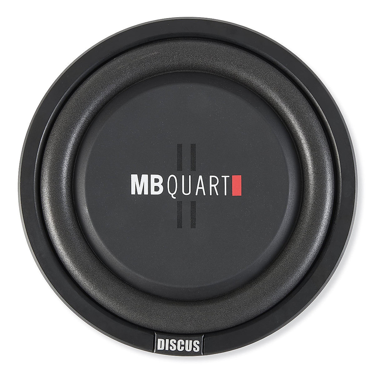 MB Quart DS1-304 Discus 12 Inch 400 Watt DVC Shallow Mount Subwoofer Speaker with Dual 2 Inch 4 Ohm Voice Coils for Vehicles, Black