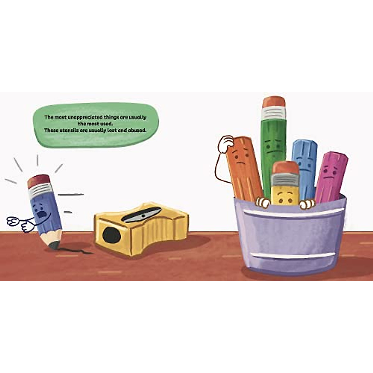 Pencils on Strike: A Funny, Rhyming, Read Aloud Kid's Book For Preschool, Kindergarten, 1st grade, 2nd grade, 3rd grade, 4th grade, or Early Readers