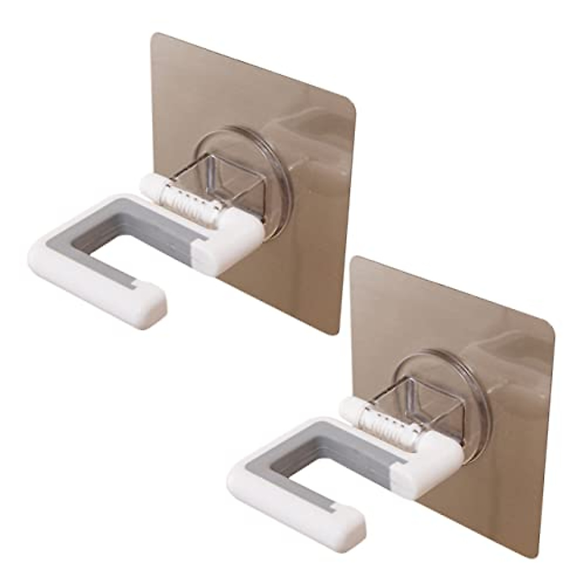 Zerodeko 8 pcs mop Holder House Organization Must Haves Broom Organizer Wall Mount Broom Mount Must Haves for Home Wall Broom Laundry Room mop Broom Holder Plastic Hanger mop Hook