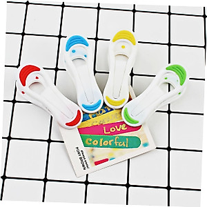 KOMBIUDA 12pcs Clothes Pin Clothes Line Clip Clothesline Clips Blinds Wand Clothespins Non Slip