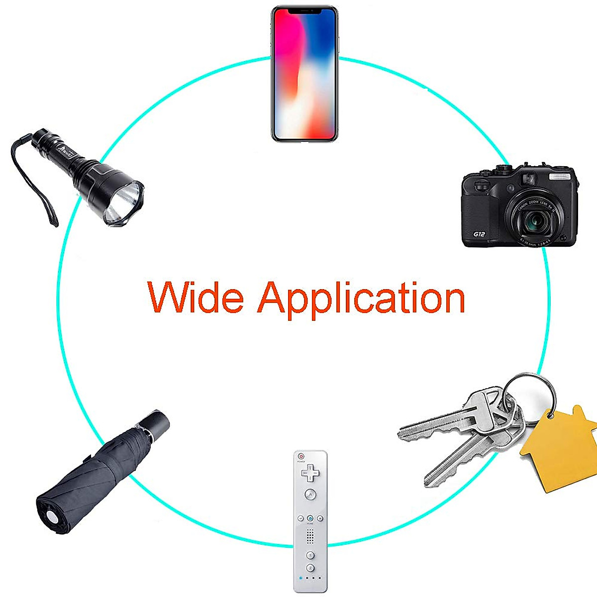 VEXMOTT Wrist Strap Hand Lanyard Adjustable Slider Lock Compatible with Wii Remote Controller Cell Phone Camera USB Flash Drive Black - 3 Piece