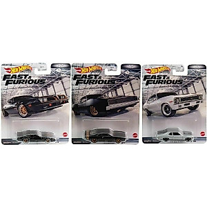 Hot Wheels Premium Fast & Furious 2022 Complete Set of 5 Diecast Vehicles from DMC55-957J Release