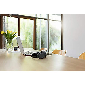 PHILIPS Audio H2005BK/00 Over-Ear Stereo Headphones Wired (2 m Cable, 40 mm Neodymium Drivers, Passive Noise Isolation, Adjustable Headband, Lightweight) Black