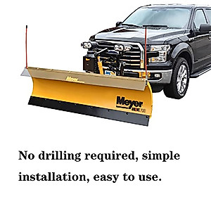 SUONE Snow Plow Blade Marking Guide Kit 27 '' Never Break 304 Stainless Steel Connector for Blizzard Boss SNO Western Snow Plow More Pickups SUV UTV ATV