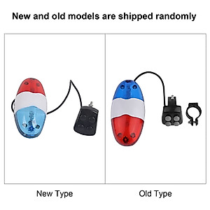 Siren for Bike,ycle Horn Bell Siren,Waterproof ycle Cycling Horn Bell 6 LED Light 4 Tunes ycle Bell 120dB