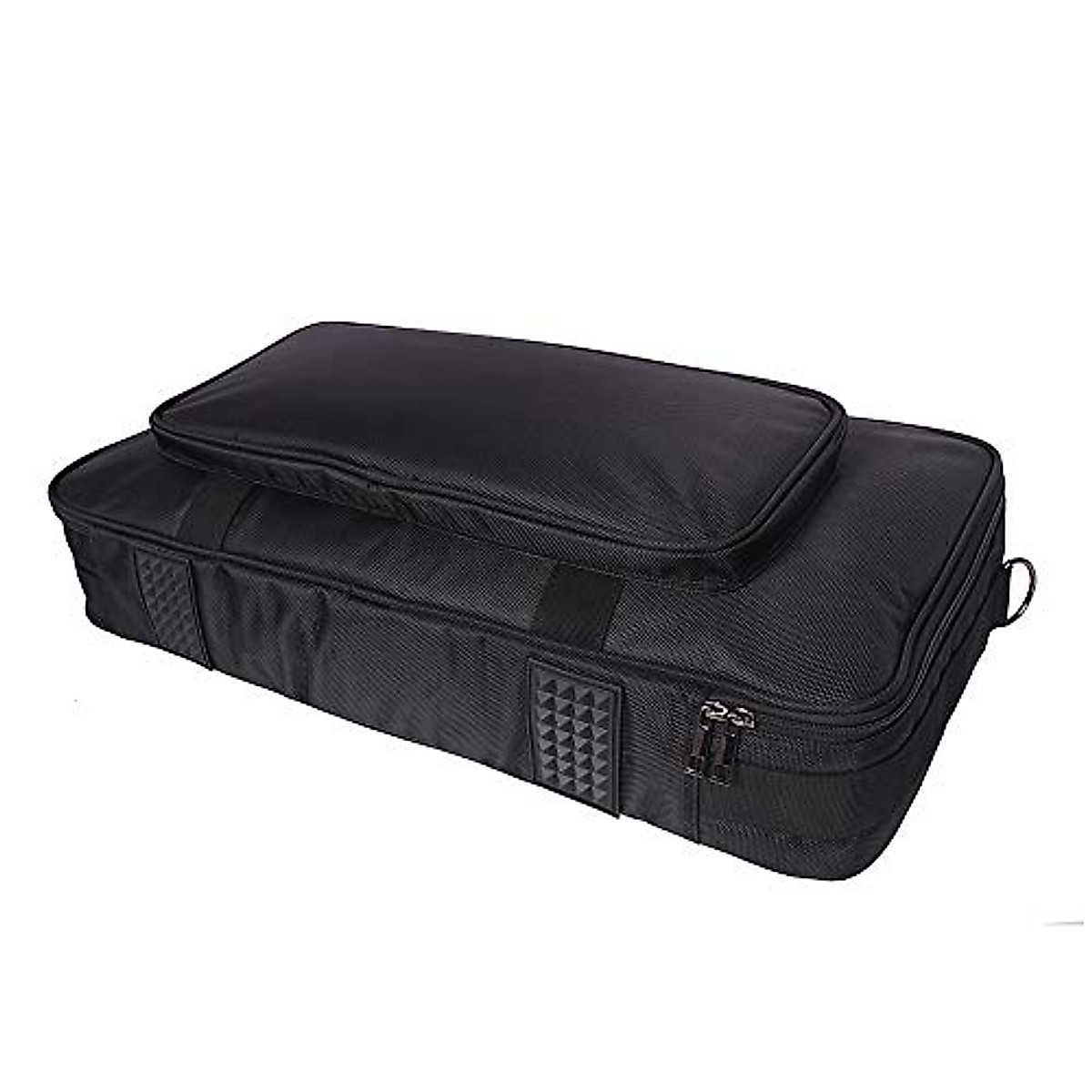 Gig Bag for DJ Controllers, Heavy Duty Padded DJ Controller Case, Portable Micro Controllers Bag, DJ Bag for Multi-FX Pedals, Micro Keyboards 22"x11.4"x3.9"（Only Bag）