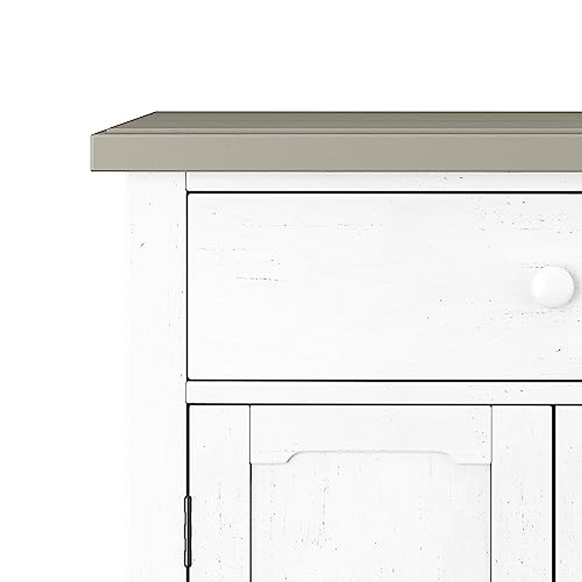 Hillsdale Furniture Hillsdale Clarion Server Distressed Gray/Sea White