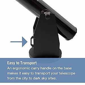 Zhumell – 10-inch Dobsonian Reflector Telescope – Large Aperture for Crisp, Bright Images – Solid Base Construction with Handle for Easy Transport – Ideal Astronomical Telescope