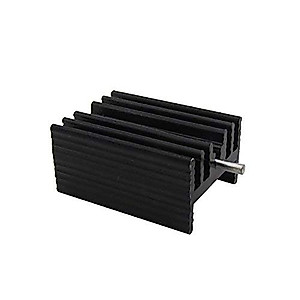 Easycargo 10 packs TO-220 Heatsink + Insulator Mounting Screws Kits for LM317 LM317t L7805 L7812 L78XX Voltage Regulator, IRFZ44N 3205 520N 630 1404 MOSFET Transistor (20mmx15mmx11mm)