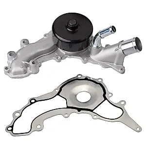 AUQDD AW6169 Water Pump Kit With Gasket (For Engine 3.6L ERB ENG.) Fit For 11-14 Chry-sler 200,11-20 300/11-14 Do-dge Avenger,11-20 Challenger Charger /11-15 Je-ep Grand Cherokee /13-18 Ram 1500