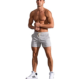 Men's 4" Extra Soft Gym Short Athletic Lounge Shorts