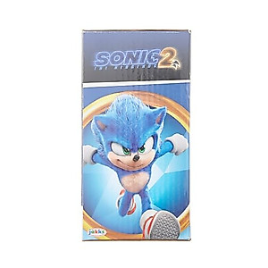 Sonic the Hedgehog Sonic 2 Movie 4" Action Figure 2 Pack - Sonic & Knuckles , Red