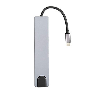 USB-C Interface Specification HDMI Hub Built-in Conversion Chip USB-C Adapter,for iPad Pro/MacBook/Type C Devices RJ45 Ethernet Mini SDTF OTG Adapter