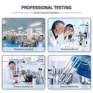 Guoelephant 15ML Red Threadlocker Universal Metal Glue High Strength Anaerobic Curing Sealant Heavy Duty Screw Glue Repair.